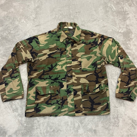 Kmart | Jackets & Coats | Vintage Kmart Mens Woodland Camo Hunting Bdu ...